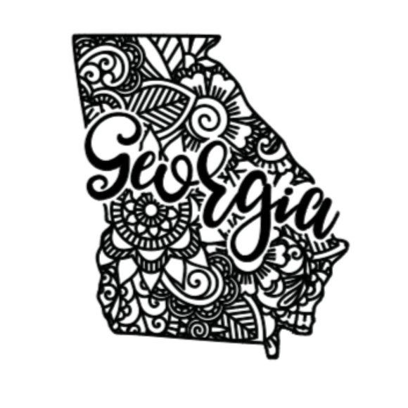 Handmade | Other | Georgia Window Decal Sticker 55 | Poshmark